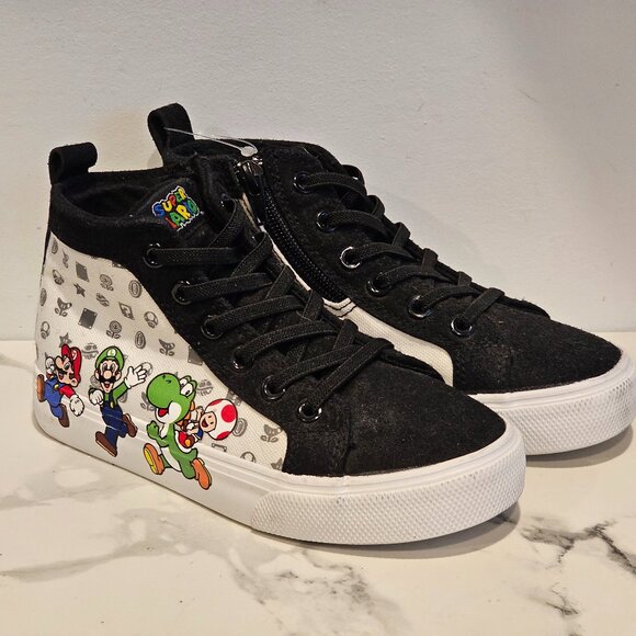 Nintendo | Shoes | Nintendo Super Mario Graphic Luigi Yoshi Toad ...